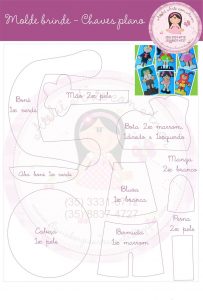 Molde Chaves 5 - Como Fazer Artesanatos