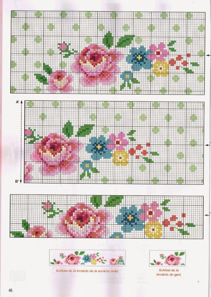 Modelos De Flores Em Ponto Cruz 4 Como Fazer Artesanatos
