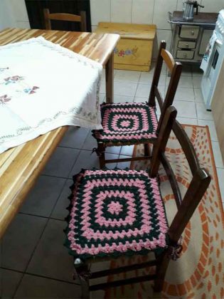 Capa de Cadeira de Crochê: Passo a Passo Simples, Ideias com Flores