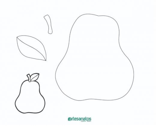 Molde de Frutas para Imprimir: 19 desenhos
