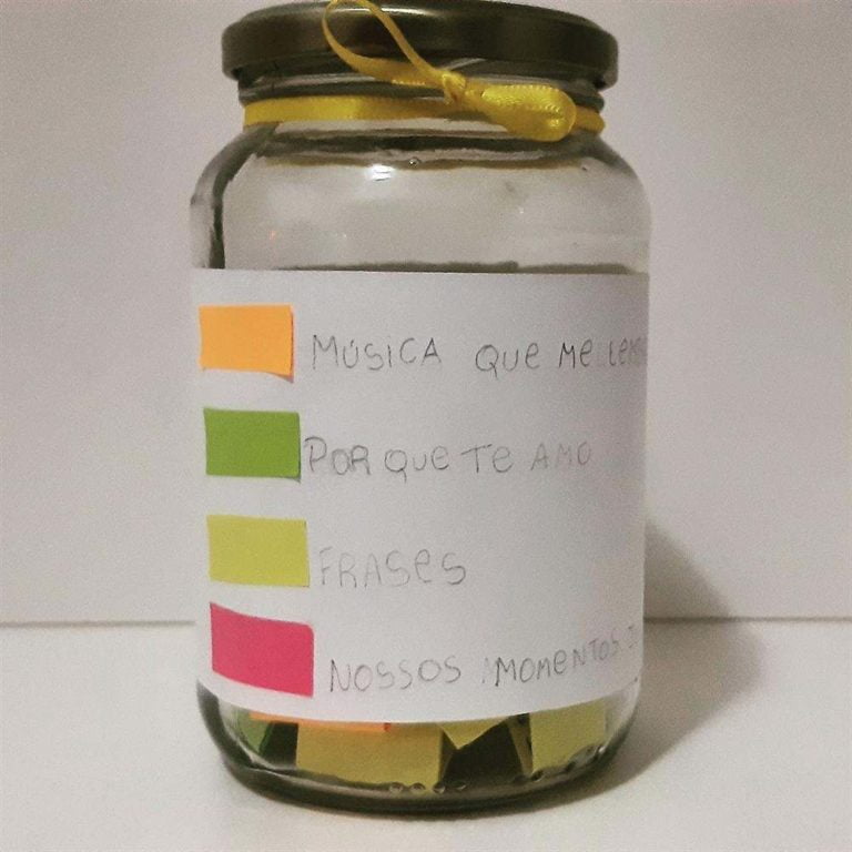Potinho do Amor: 43 ideias criativas e frases para escrever