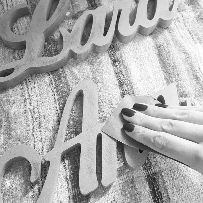 Letras em MDF Decoradas: ideias, tutoriais fáceis e criativos