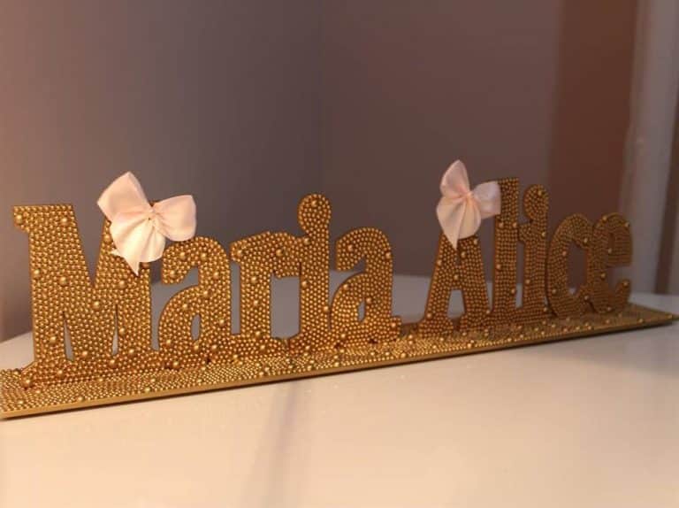 Letras em MDF Decoradas: ideias, tutoriais fáceis e criativos