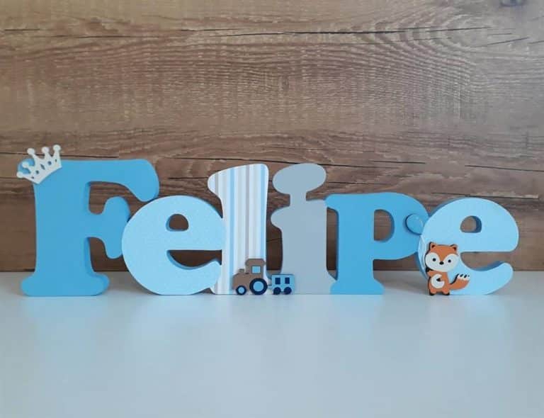 Letras em MDF Decoradas: ideias, tutoriais fáceis e criativos