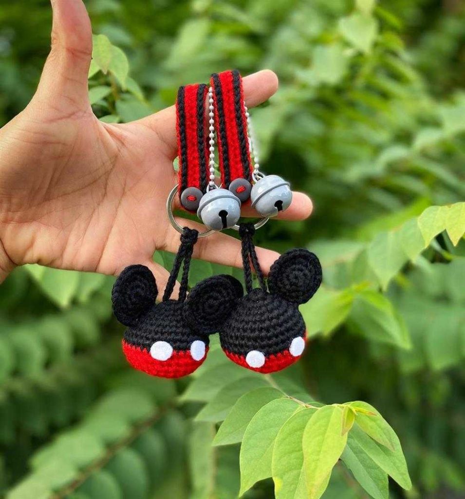 Chaveiro de Crochê: +65 ideias para lembrancinhas e passo a passo