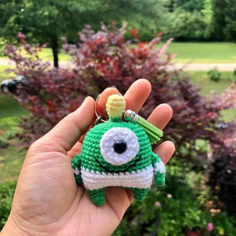 Chaveiro de Crochê: +65 ideias para lembrancinhas e passo a passo