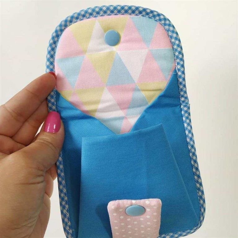Porta Absorvente: como fazer +47 modelos fofos para se inspirar