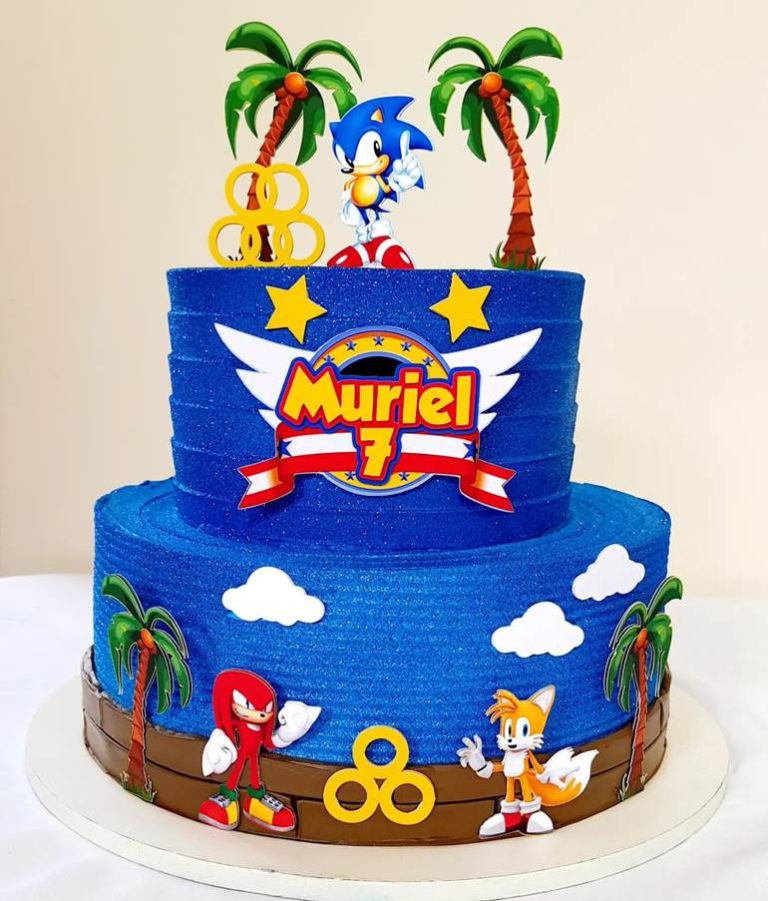 Bolo Sonic: decoração, topo de bolo e modelos simples para se inspirar