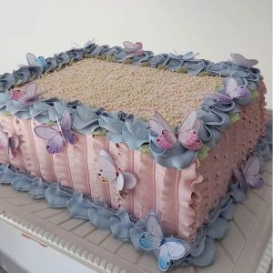 Bolo de borboleta: como fazer os modelos azul, rosa e lilás