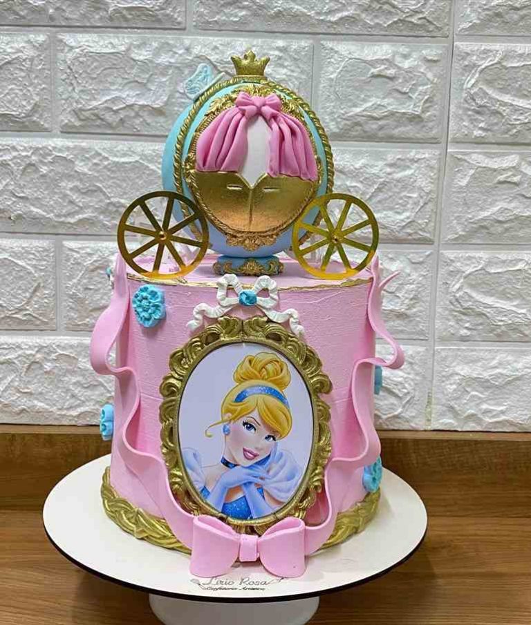 Bolo da Cinderela: 50 modelos de bolos de princesa maravilhosos