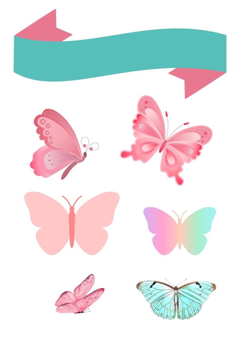 Bolo de borboleta: como fazer os modelos azul, rosa e lilás