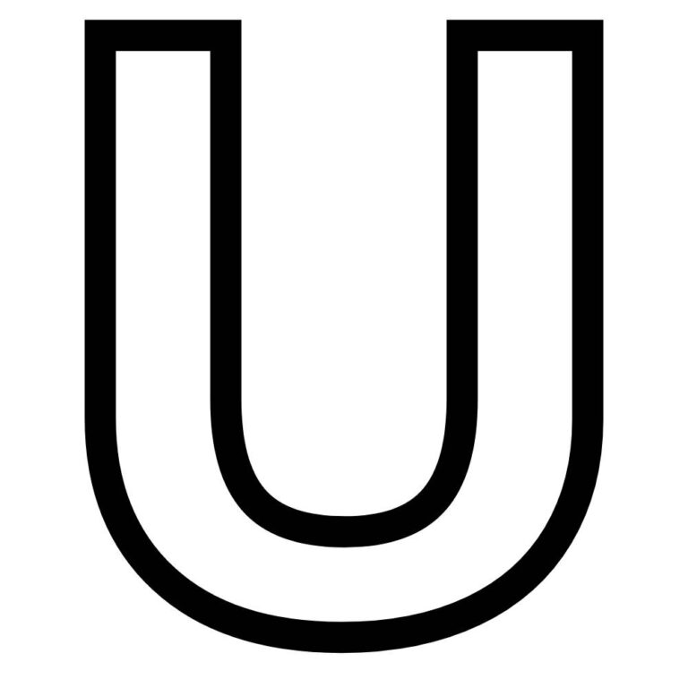 Vogais para imprimir e recortar em tamanho grande