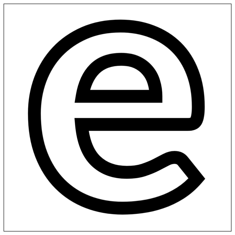 Molde da letra e grande para imprimir e recortar