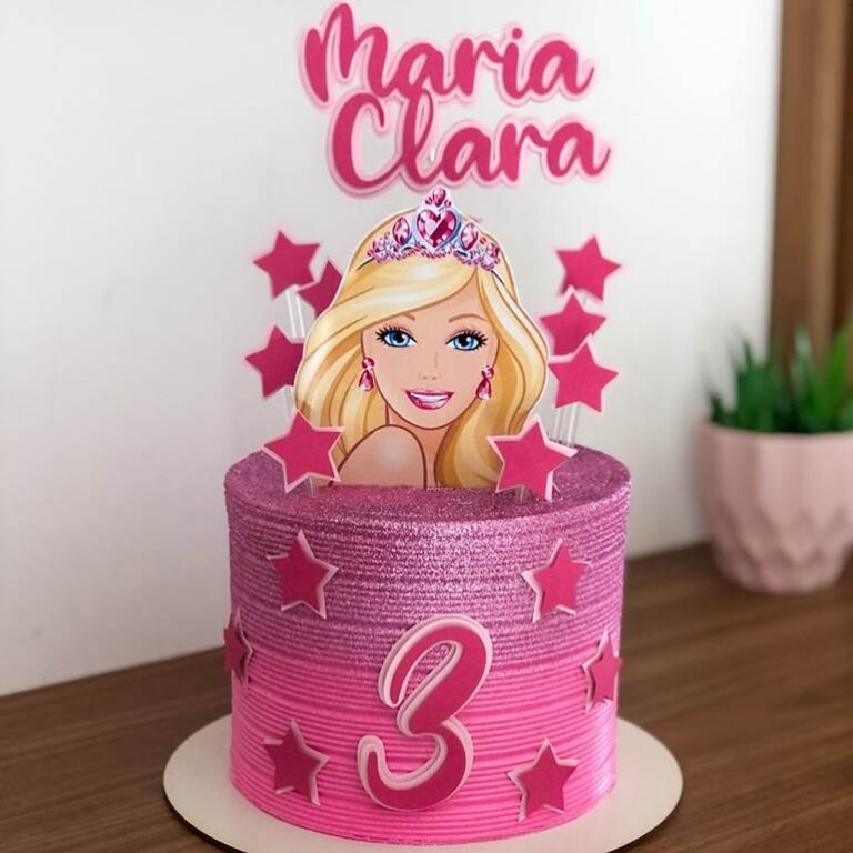 Bolo da Barbie: 40 modelos lindos para brilhar na sua festa
