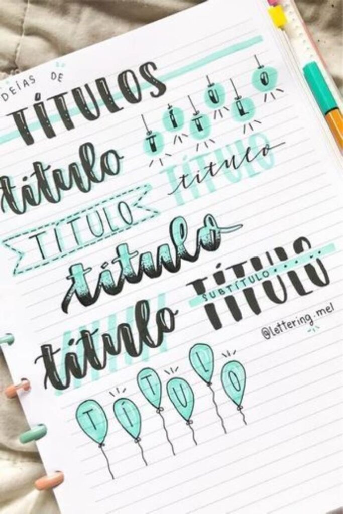 Ideias De Títulos Para Caderno Rápidas E Fáceis
