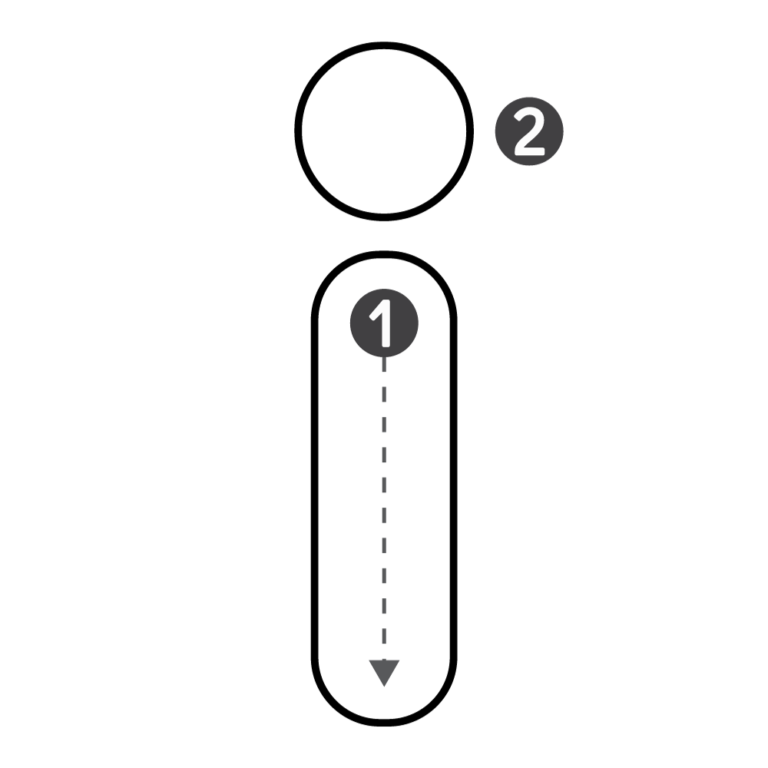 Molde letra I grande para imprimir: maiúscula e minúscula