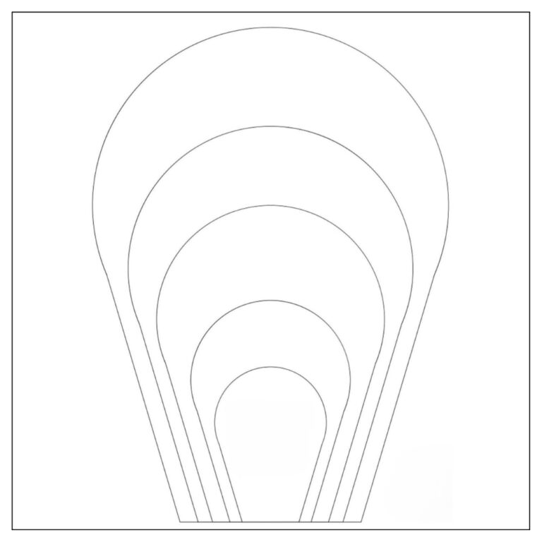 Molde Rosa de Papel para imprimir em tamanho grande