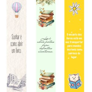 Marca página para imprimir em PDF Grátis